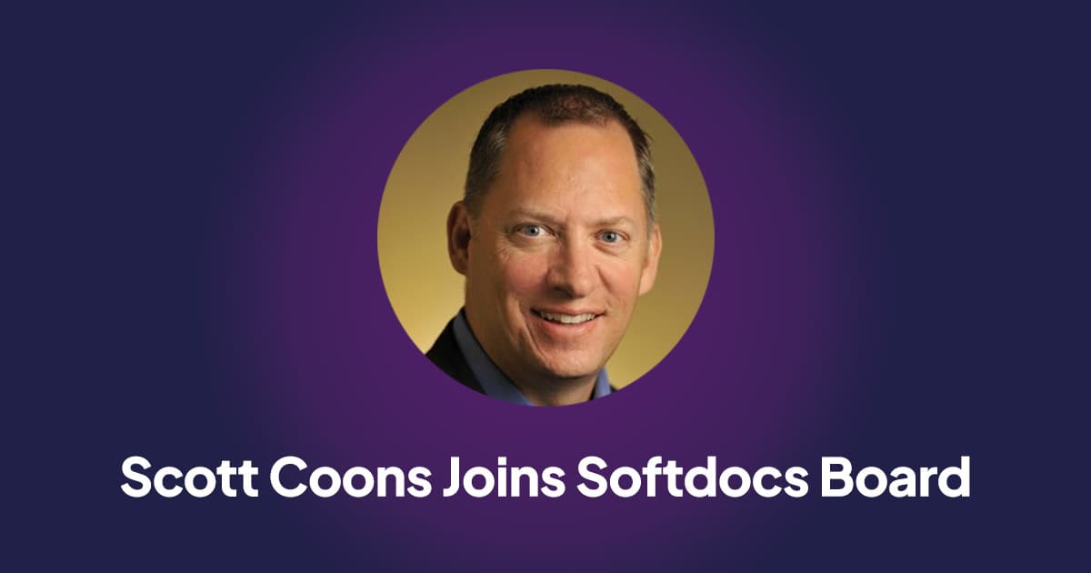 Softdocs Adds Scott Coons, former Perceptive Software CEO, to Board